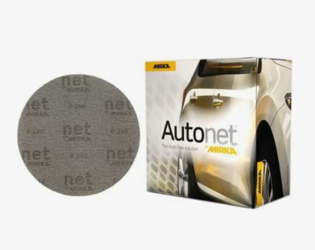 AUTONET 150mm P400 шлифовальный диск на сетчатой основе. Упаковка 3 штуки