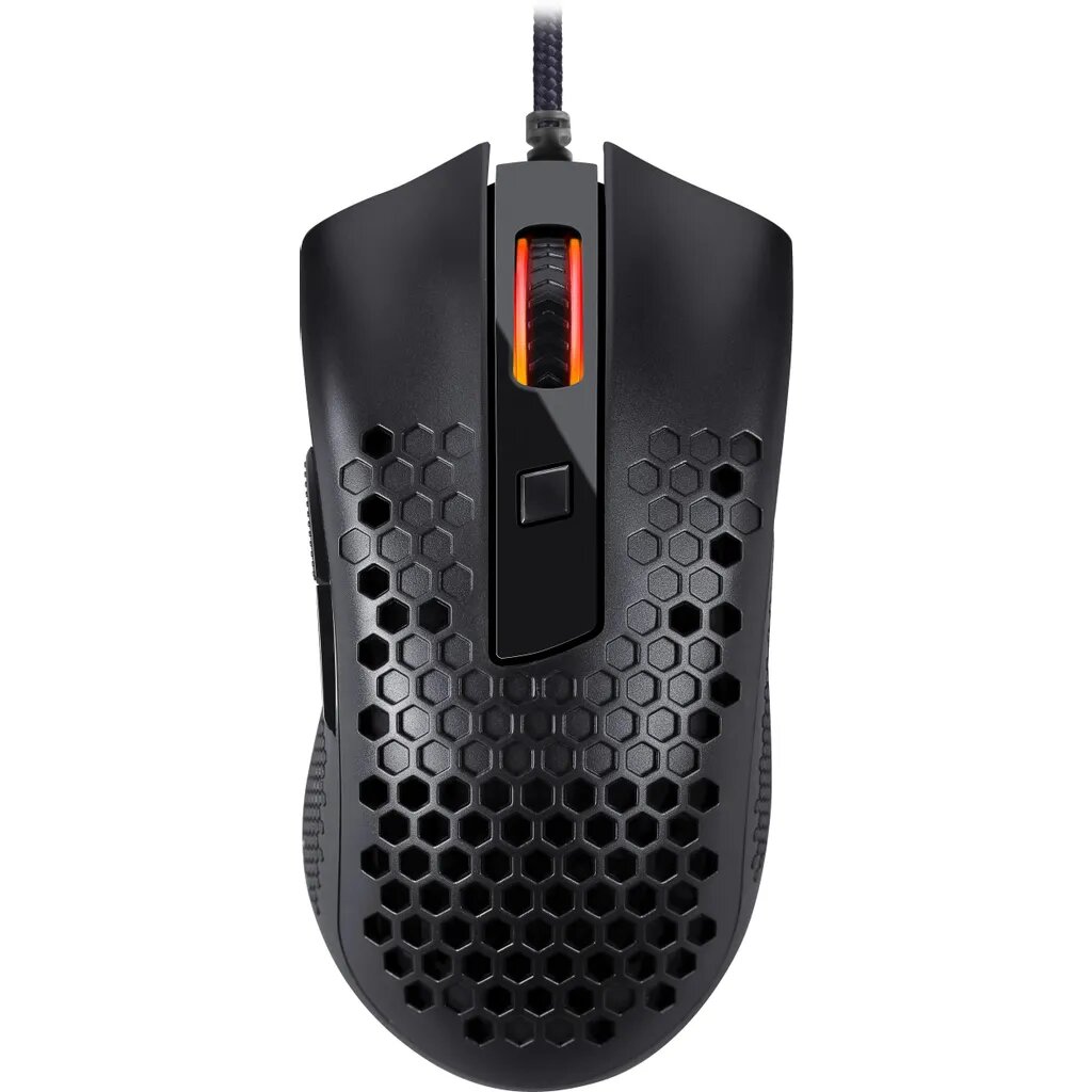 Мышь проводная Redragon Storm Basic, игровая, оптическая, USB, 12400dpi, черный [71122]