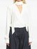 Блуза FEDERICA BASSI Neck-tie wrap blouse, размер 38, white