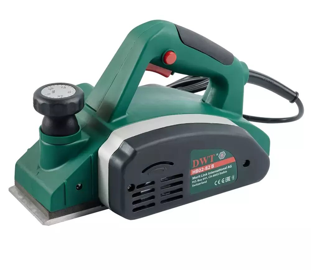 Рубанок DWT HB02-82 B, 650 Вт, 14500 об/мин, рабочая ширина 82 мм