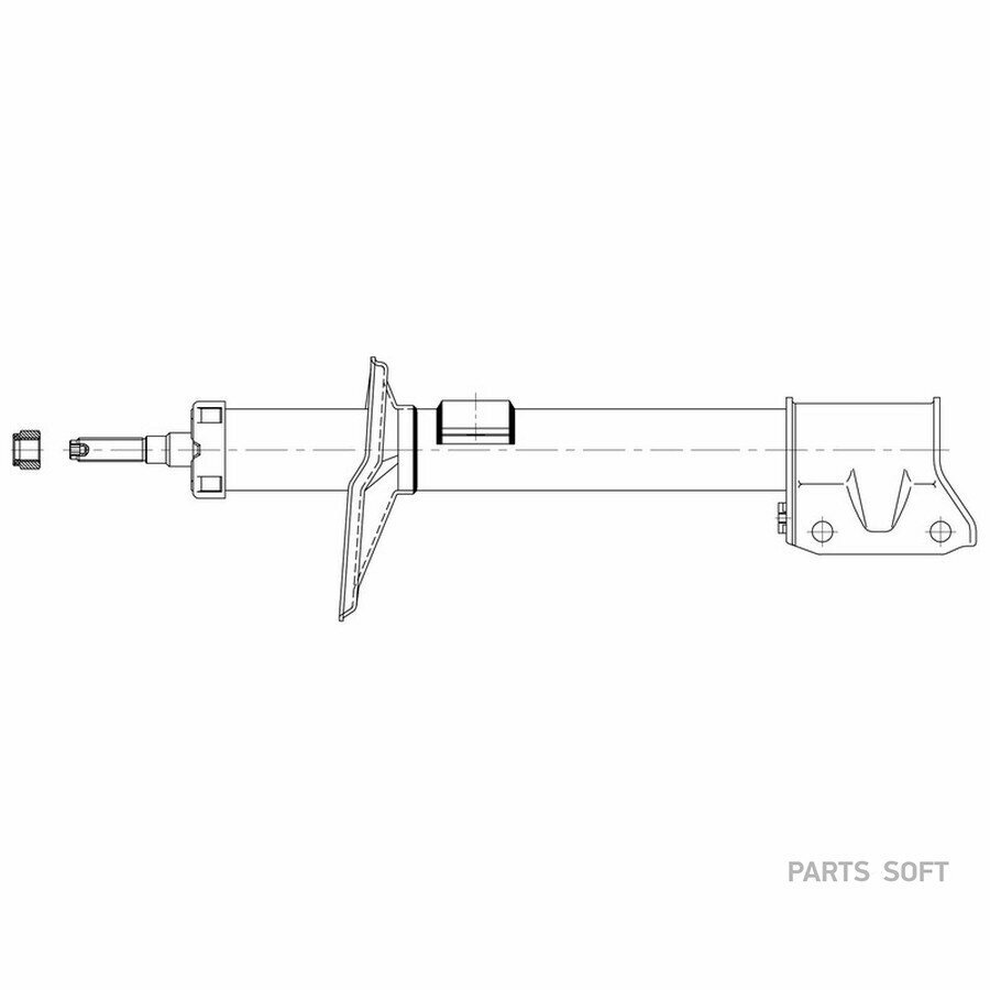 CTR GY1932G Амортизатор задней подвески RENAULT Duster 4x4 2010 - / Kaptur 2016 - ()