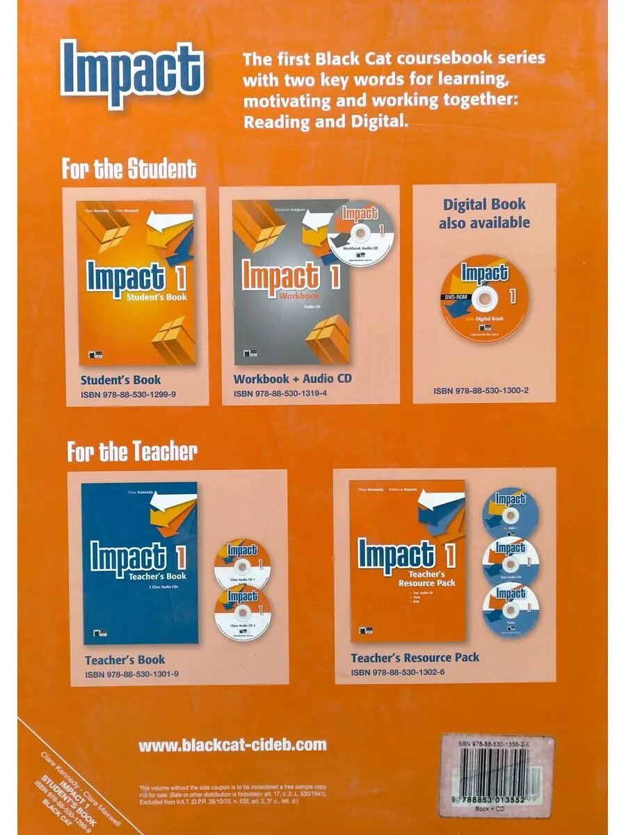 Impact 1 Student's Book with Digital Book | литература на иностранных языках — фото 1