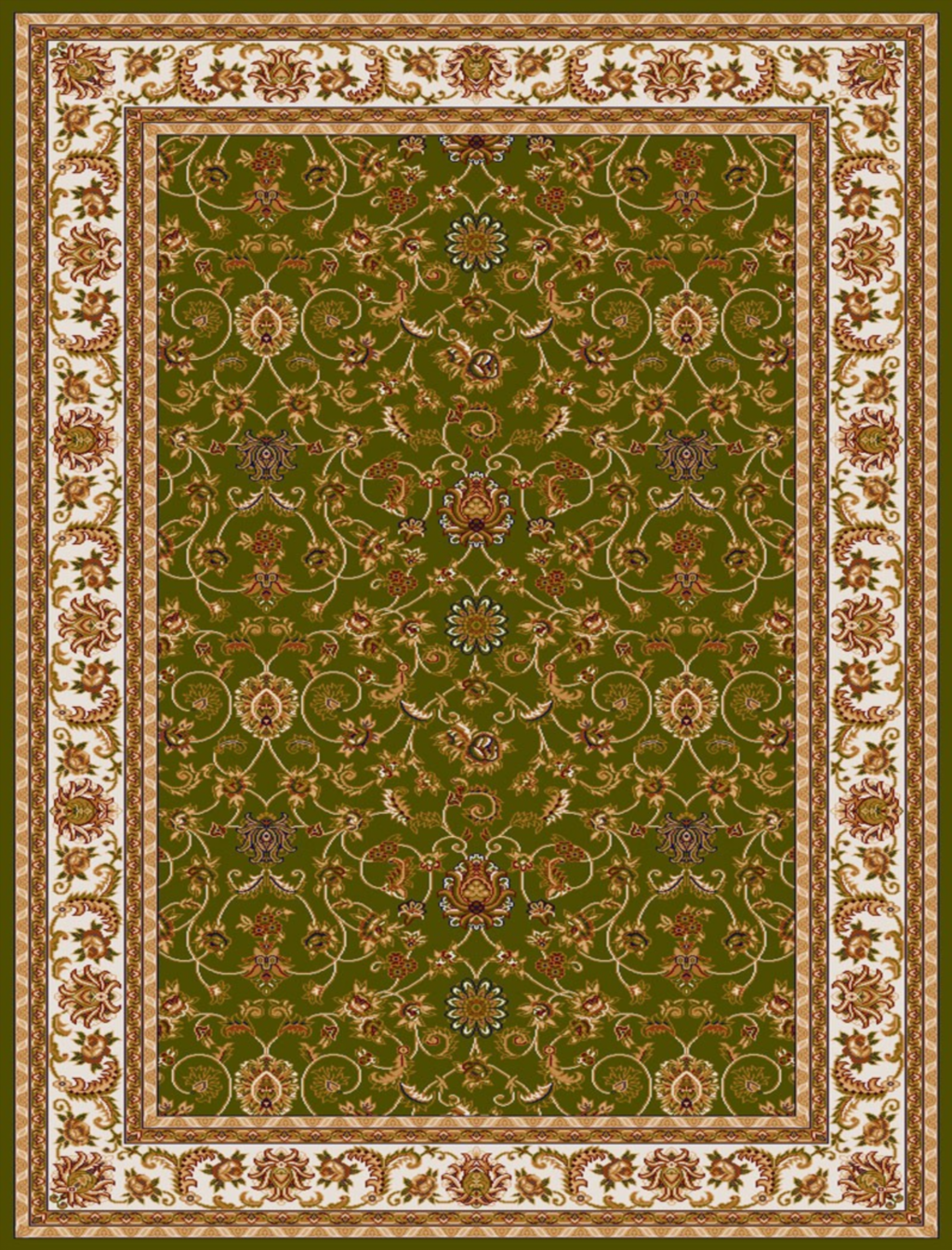 Ковер Акварель дизайн 20624 цвет 22111 2x2.5м