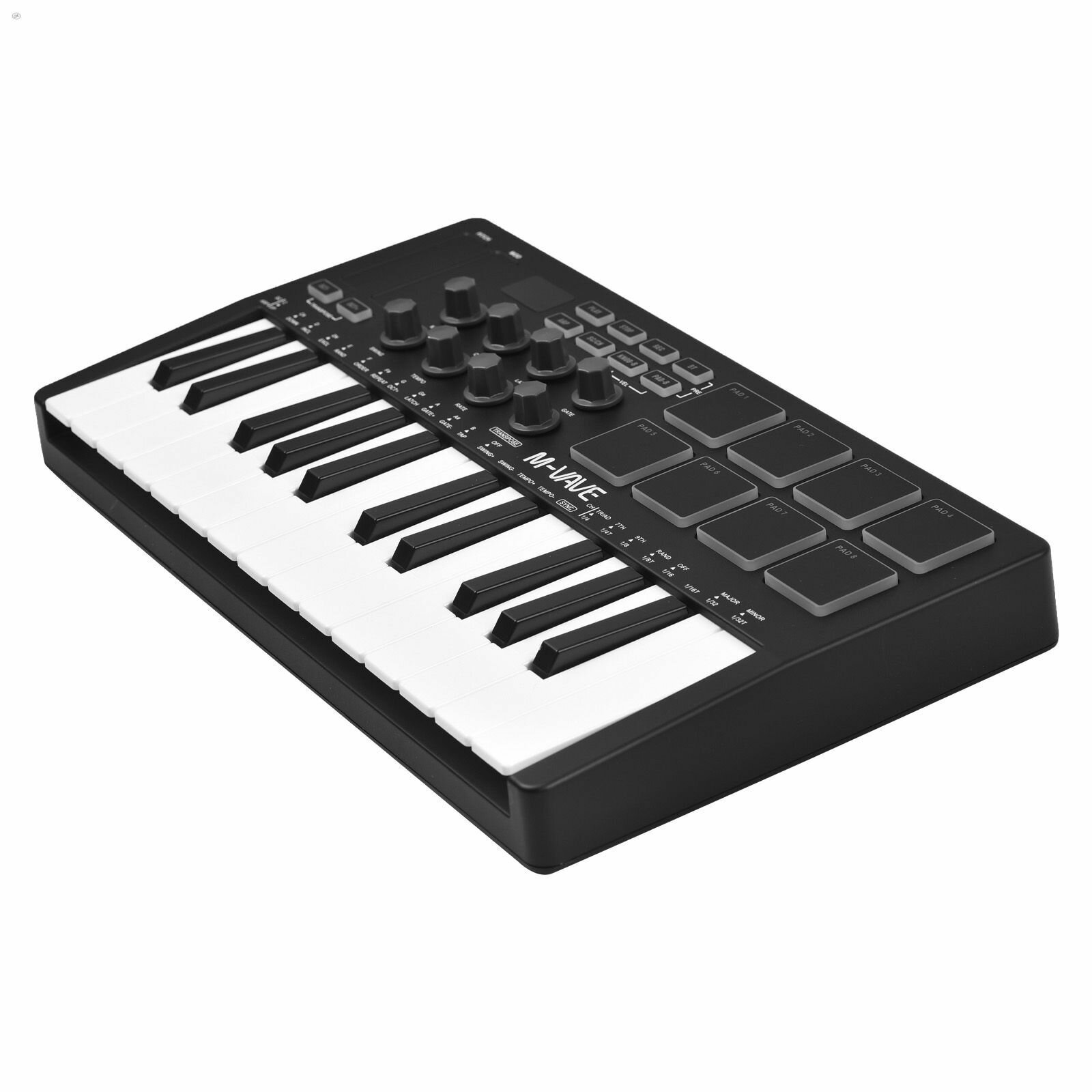 M-VAVE 25-клавишная MIDI-клавиатура Мини-портативная USB-клавиатура MIDI-контроллер