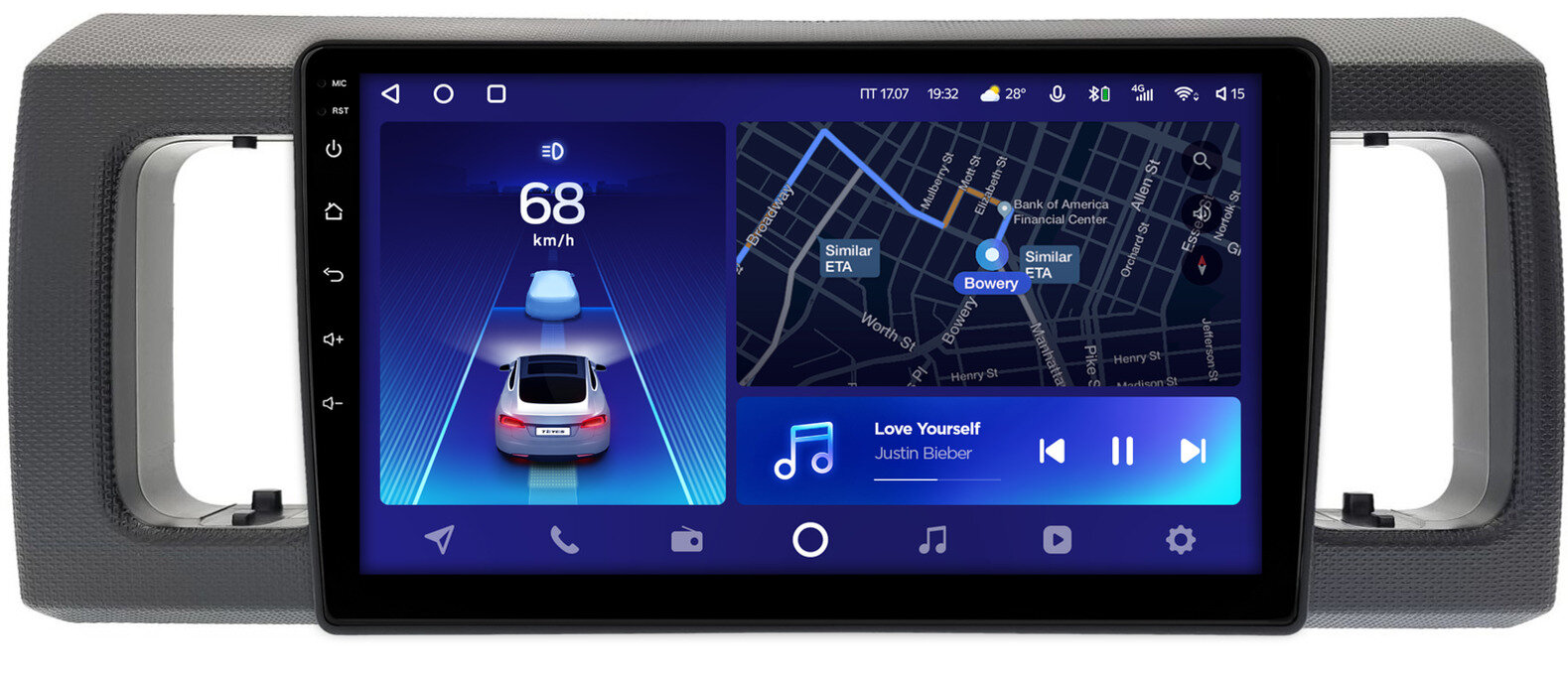 Штатная магнитола Suzuki Alto 2014-2024 (черная) Teyes CC2 PLUS 6/128 9" RM-9-256 Android 10 (4G-SIM, DSP, QLed)