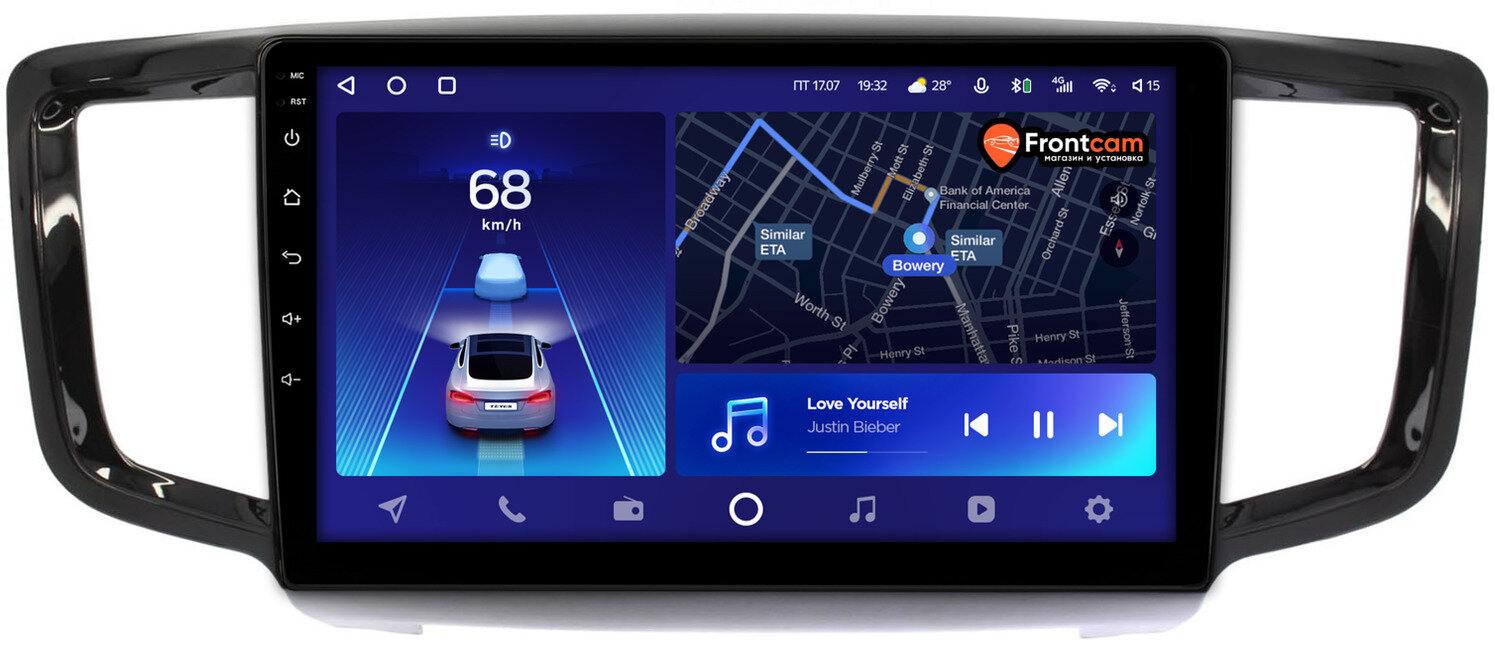 Штатная магнитола Teyes CC2 PLUS 4/32 10" RM-10-517 Honda Odyssey 5 2013-2017 Android 10 (4G-SIM, DSP, QLed)