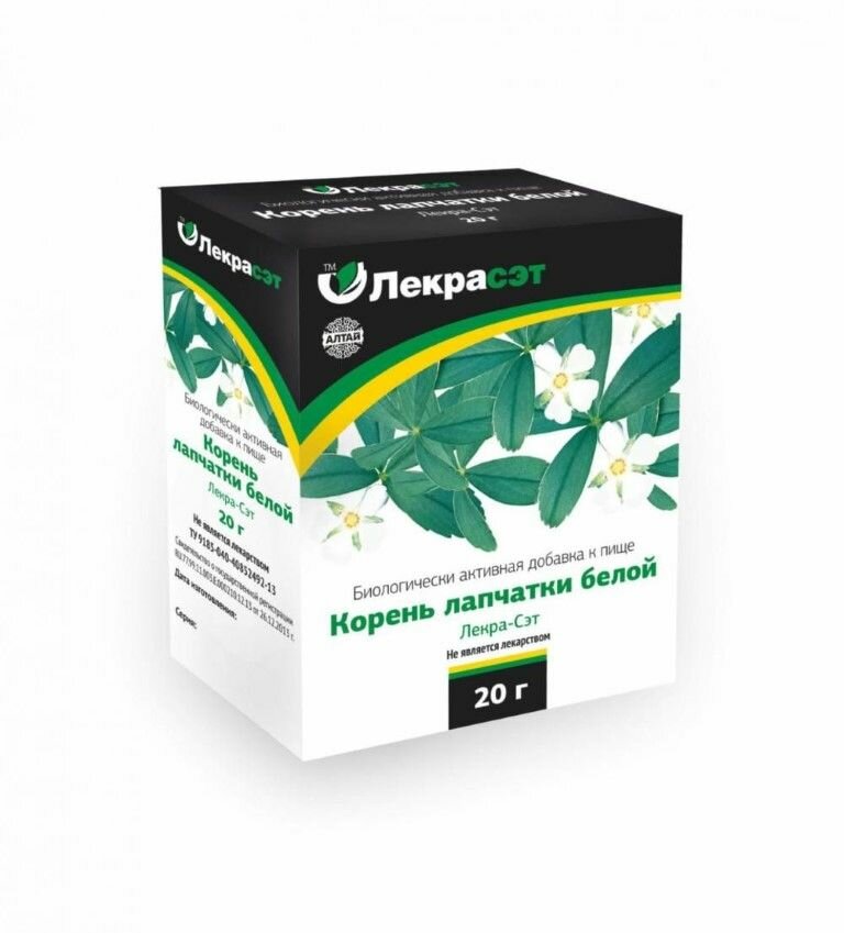 Чайный напиток Лекра-СЭТ "Лапчатка белая", корень, 20 г