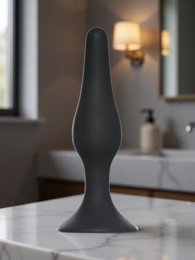 Lola games Анальная пробка BackDoor Collection Slim Anal Plug, D: 2.7 см, длина: 11.5 см, черный