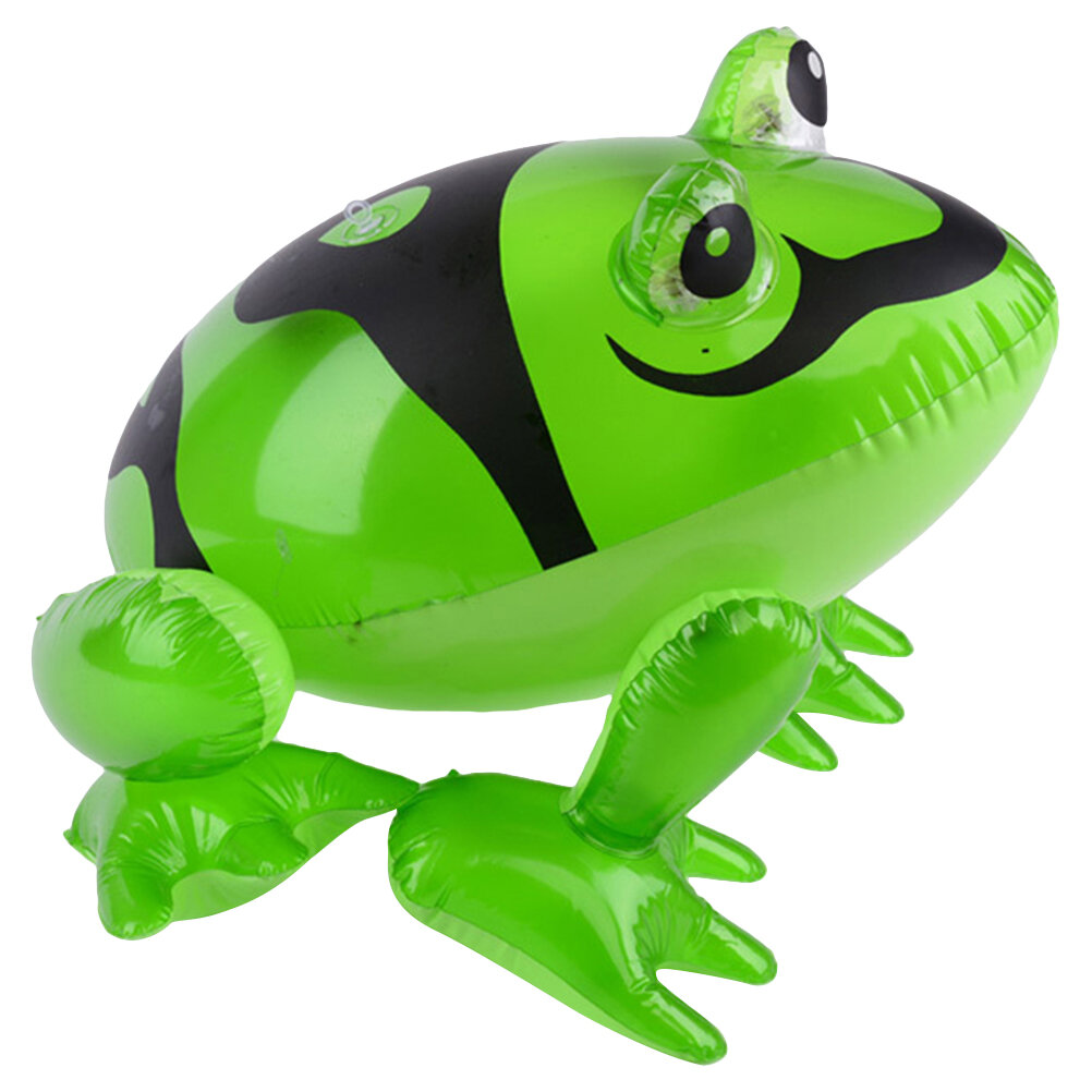 Игрушка С Фонариком Надувной Жабёнок Из Прочного Пластика Без Течи 43.00X45.00X38.00Cm