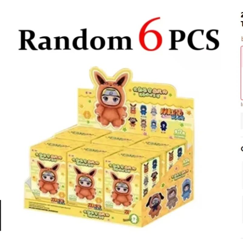 Bandai Naruto TOPTOY фигурки-сюрпризы, Random 6 pcs