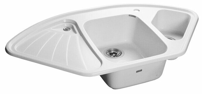 Кухонная мойка GranFest Corner GF-C-1040E мрамор иней
