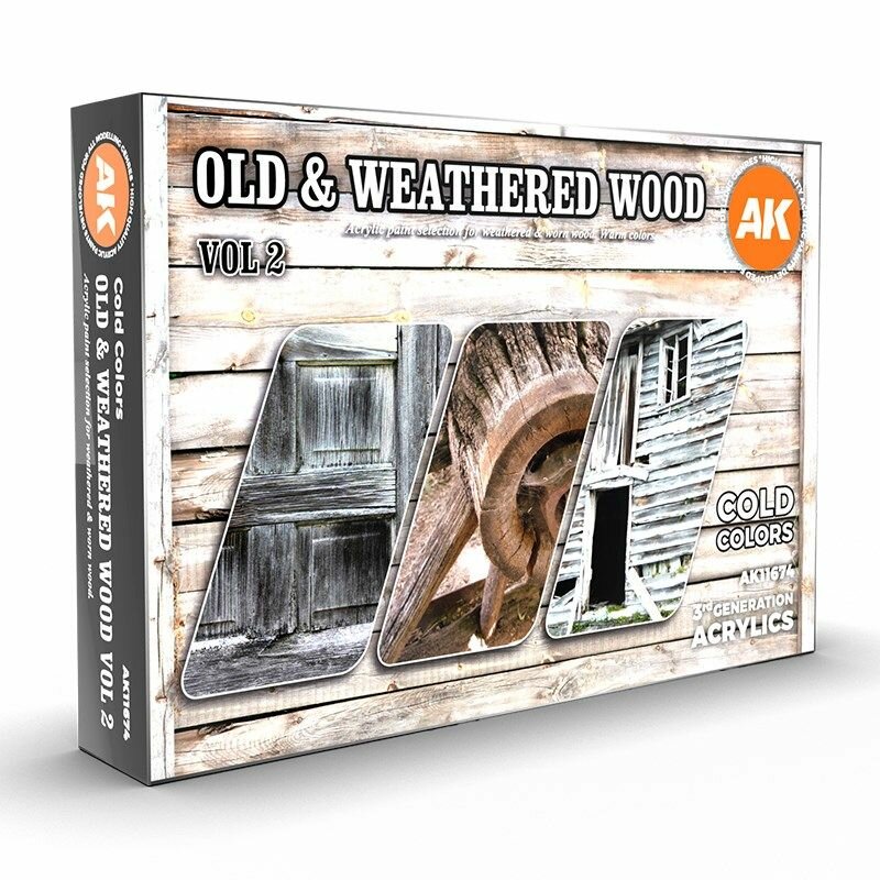 Набор красок Paints Set - Old & Weathered Wood Vol2