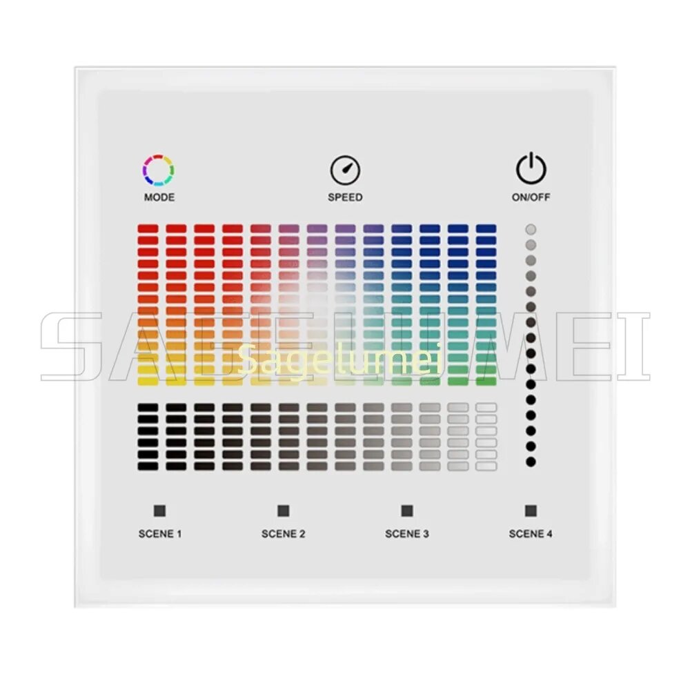 Сенсорная панель DMX Master Panel Skydance 1Zone для LED лент TD4-SH (White)