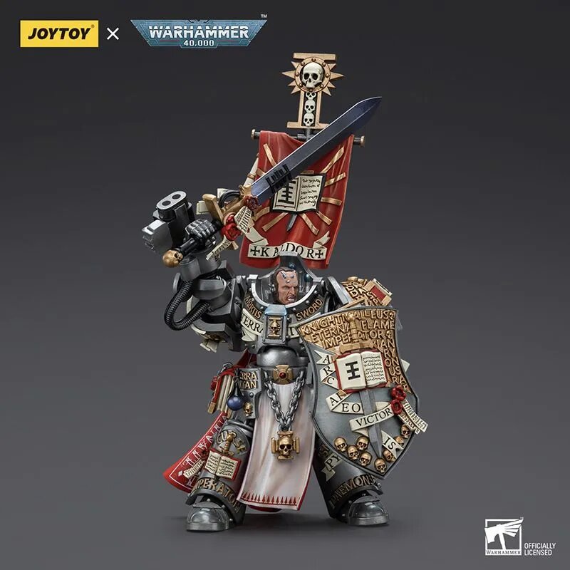 JOYTOY, Коллекционная фигурка Warhammer 40k: Кардо Драйго, Серые Рыцари, 1:18