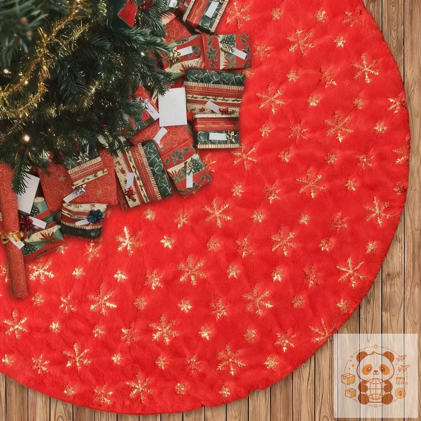 Юбка из мехового ковра Christmas tree underground, 78 см.