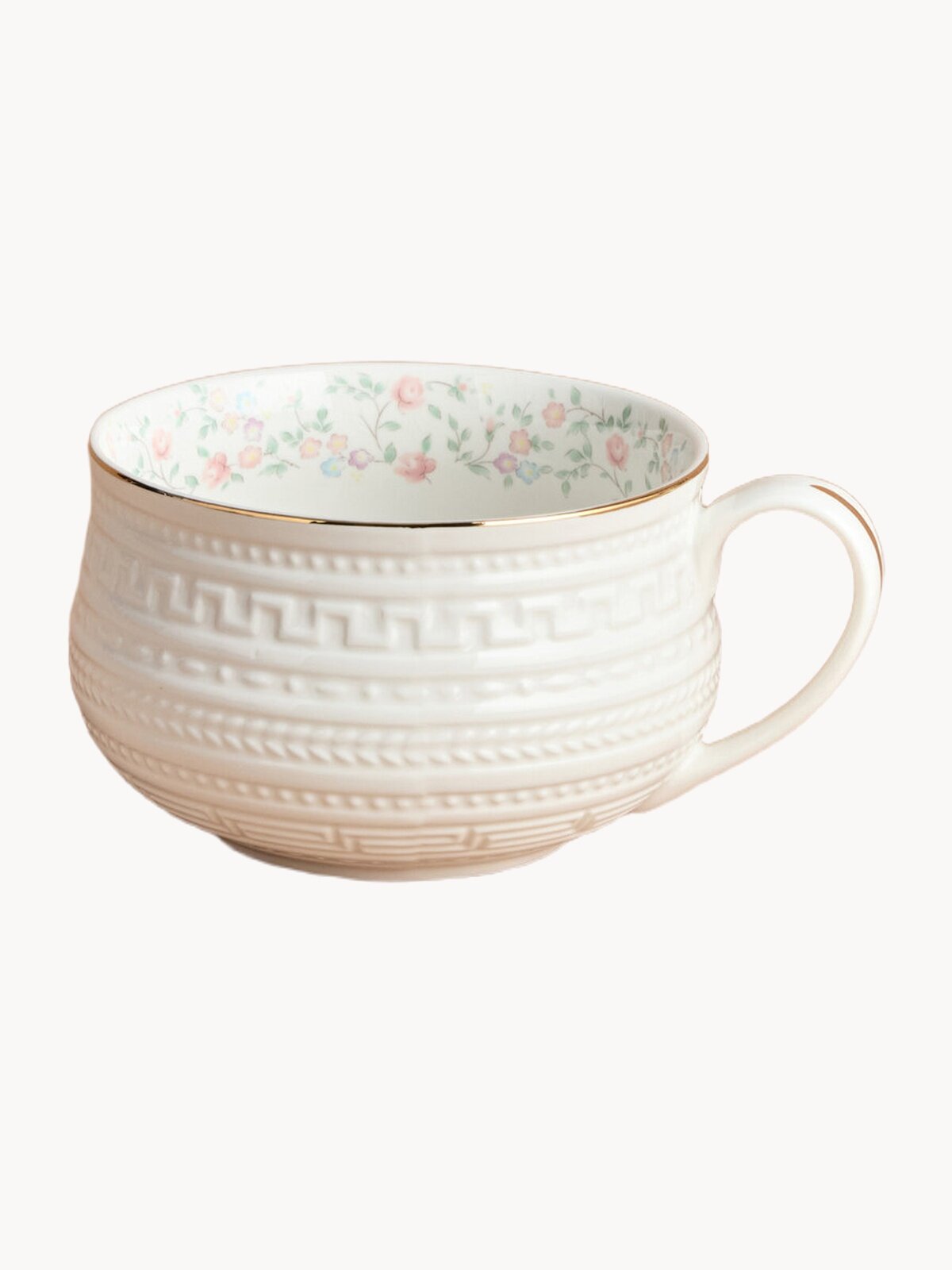 Тарелка Lefard "Фабьен", бульонница, суповая, с ручкой, фарфоровая, 500 мл