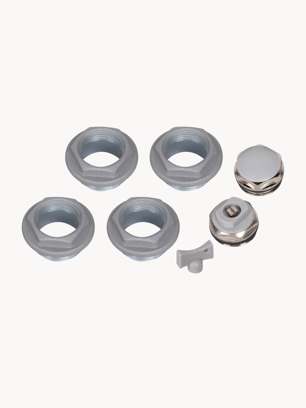 Комплект монтажный Royal Thermo, сталь, настенный, 1x3/4", серебристый