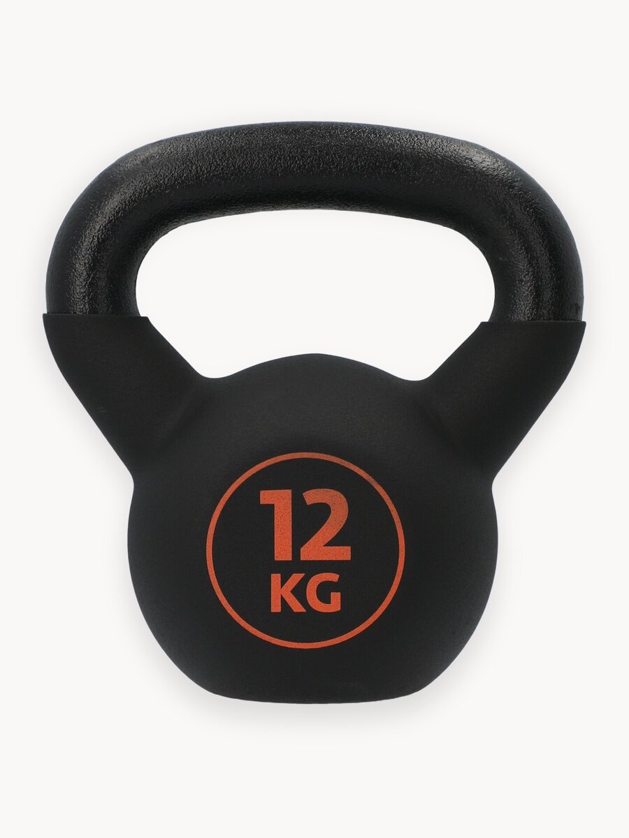 Чугунная гиря с покрытием из ПВХ Torneo, 12 кг