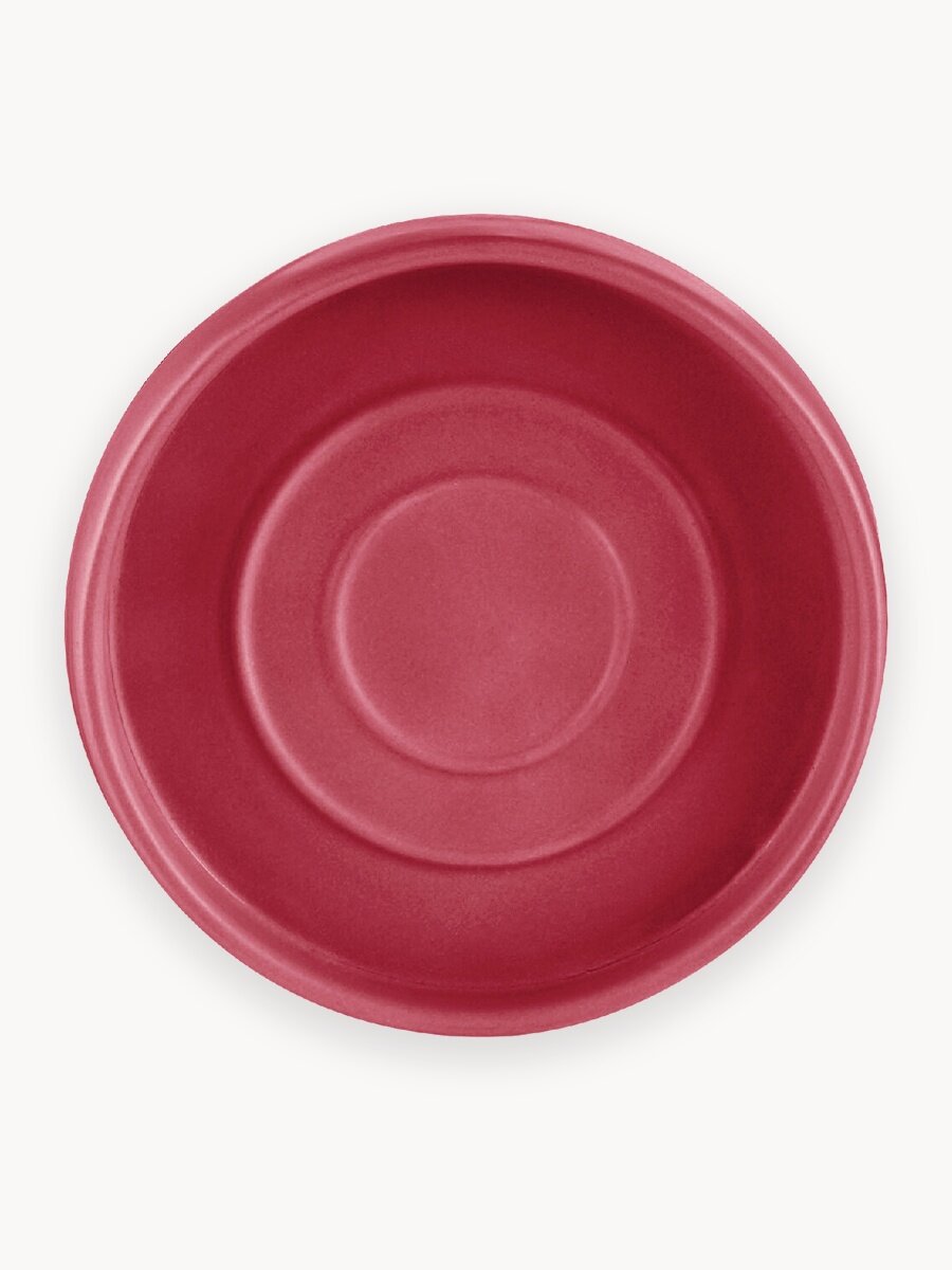 Мыльница для ванной комнаты керамическая, Magma красного цвета