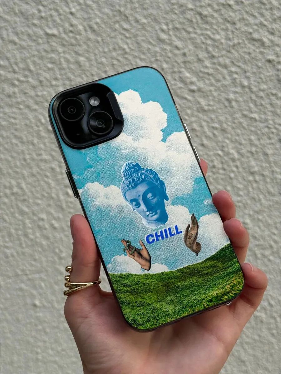Чехол на iPhone 14 Plus будда — фото 1