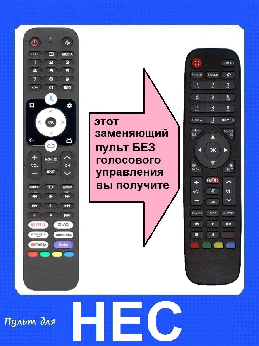 Пульт для HEC R1 32 S, R1 43 S, R1 50 S, R1 55 S