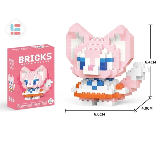 Конструкторы 52TOYS Санрио Куроми, Хеллоу Китти, Дисней Микки Маус
