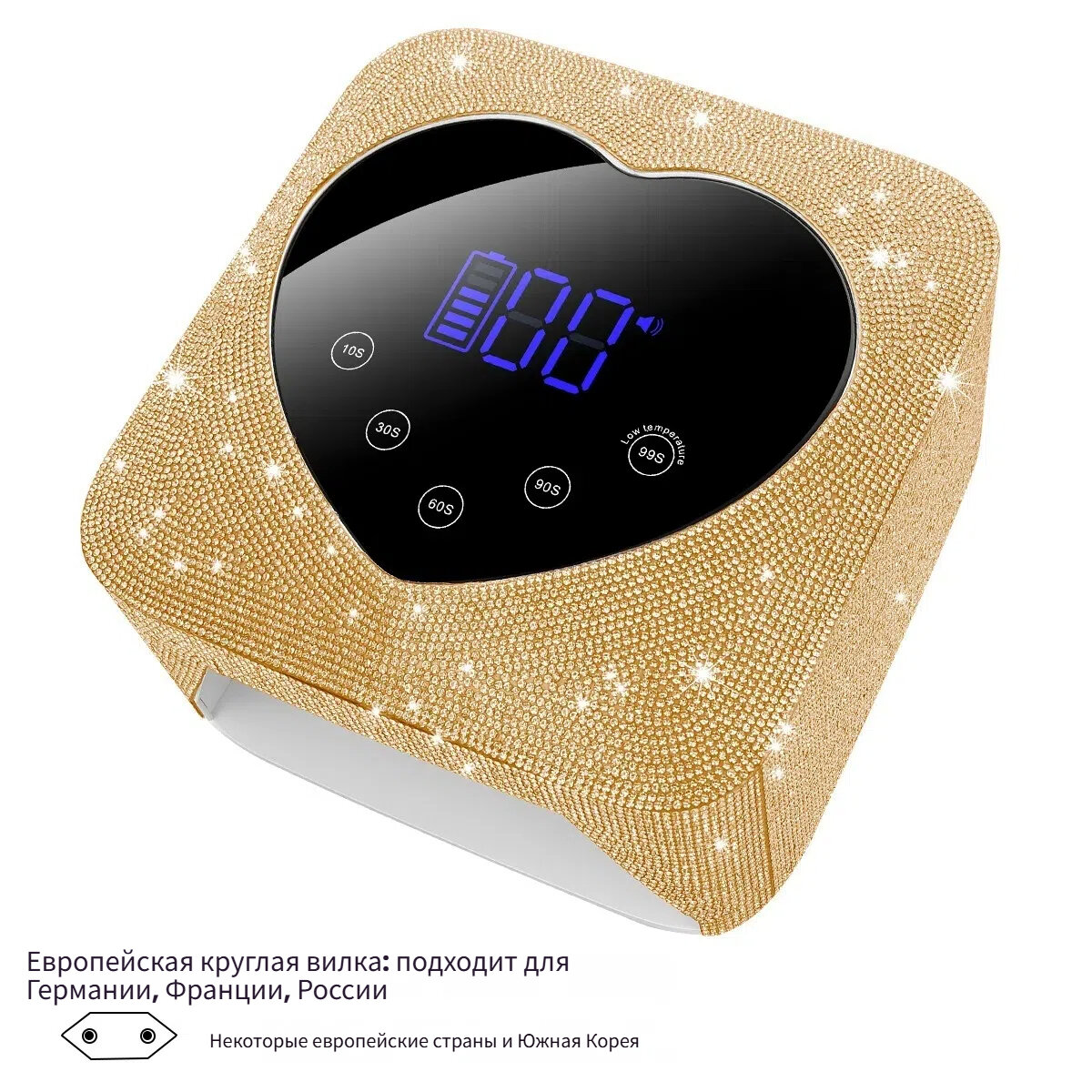 Маникюрная лампа для фтолонгов с быстрым процессом сушки, ускоряющий маникюр