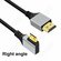 Micro HDMI кабель 0.5m, 8K 60Гц, Right angle