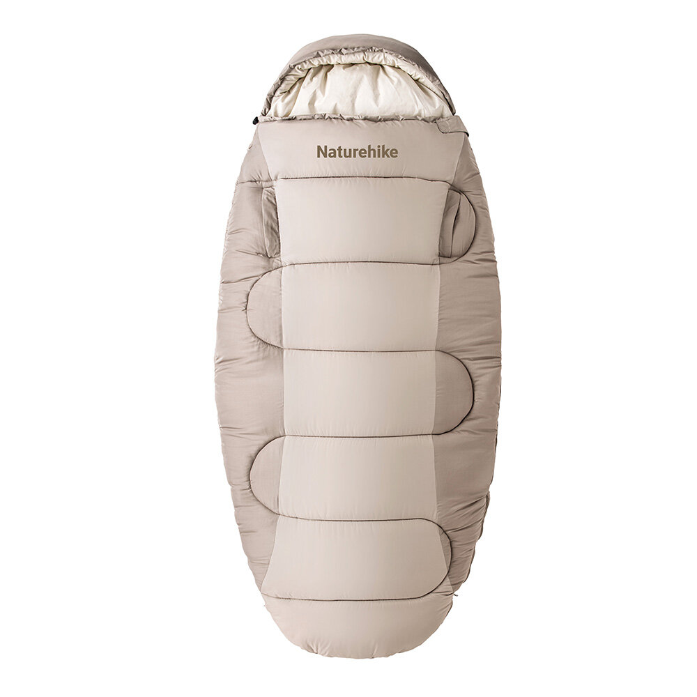 Спальный мешок Naturehike CNK2350WS026 PS300 облегченный коричневый,6976507664240