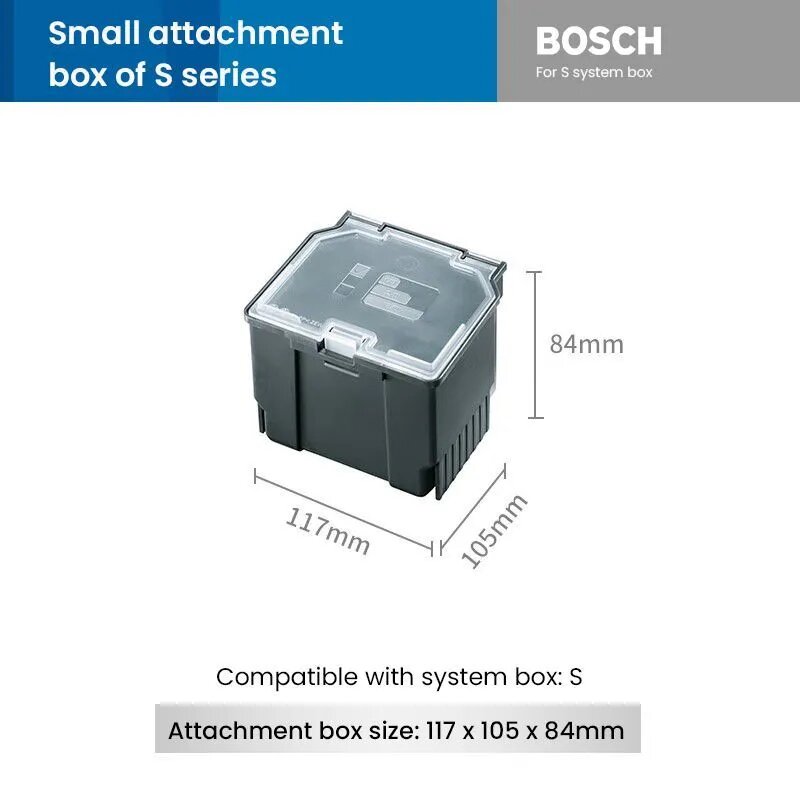 Bosch Ящик для инструментов 11.7 х 10.5 х 8.4 см, 1 секц.