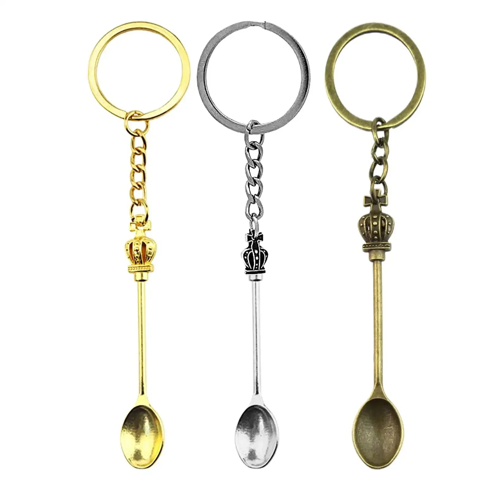 Мини-ложки короны набор из 3 штук