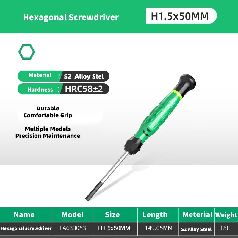 LAOA Мини-шестигранный Ключ S2 Магнитная Отвертка Из Легированной Стали С Шариковым Наконечником Многофункциональный Нескольз.