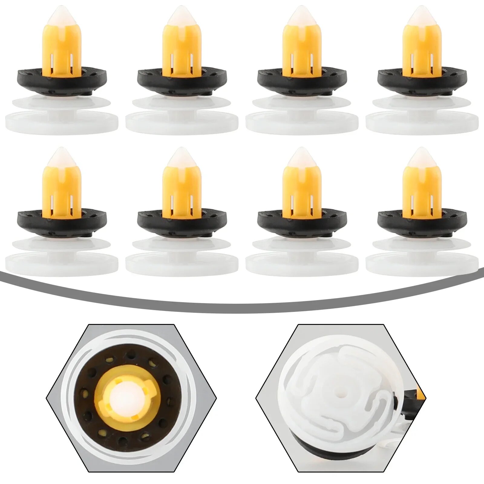 8 шт. 22,2 мм клипсы для автомобильной двери для JEEP-COMPASS-RENEGADE-FIAT 500X 15 16 17 18 19 20 21 22 автомобильные аксессуары для интерьера крепеж