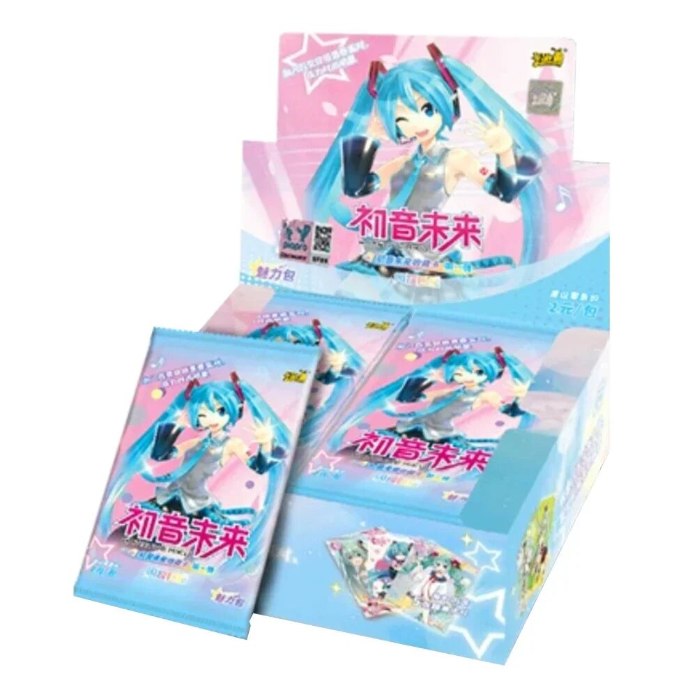 Коллекционные карты KAYOU Hatsune Miku — набор «Первое наслаждение», 4-е издание: Снежная фантазия, аниме, музыкальные коллекционные карты, игрушки, подарки