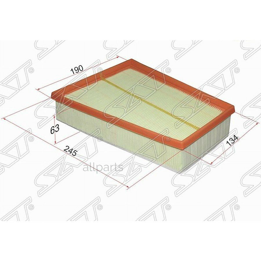 SAT ST-8201092697 Фильтр воздушный Mitsubishi Galant 06-09 / Renault Fluence 09-17