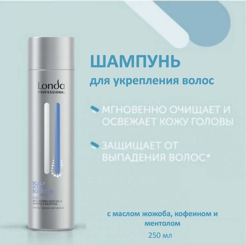 Londa Professional Шампунь укрепляющий Scalp Vital Booster Shampoo, 250 мл