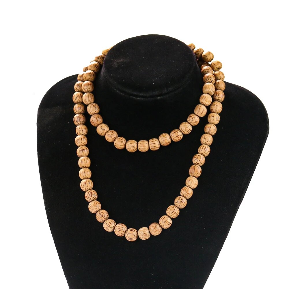 1 компл. 10 мм натуральные деревянные бодхи круглые свободные бусины из скорлупы кокоса четки DIY буддийское ожерелье браслет изготовление ювелирных изделий аксессуар