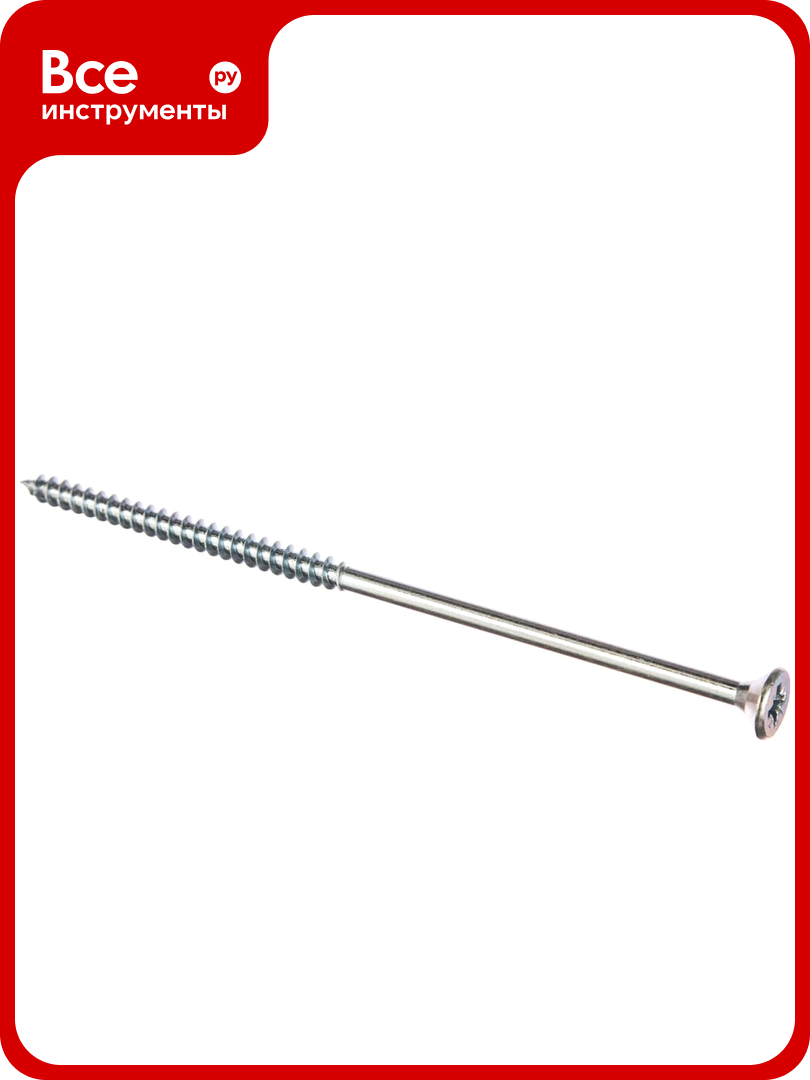 Универсальный саморез Tech-Krep 150х6,0 мм 50 шт оцинкованный, коробка с окном 102217, бетона, черный