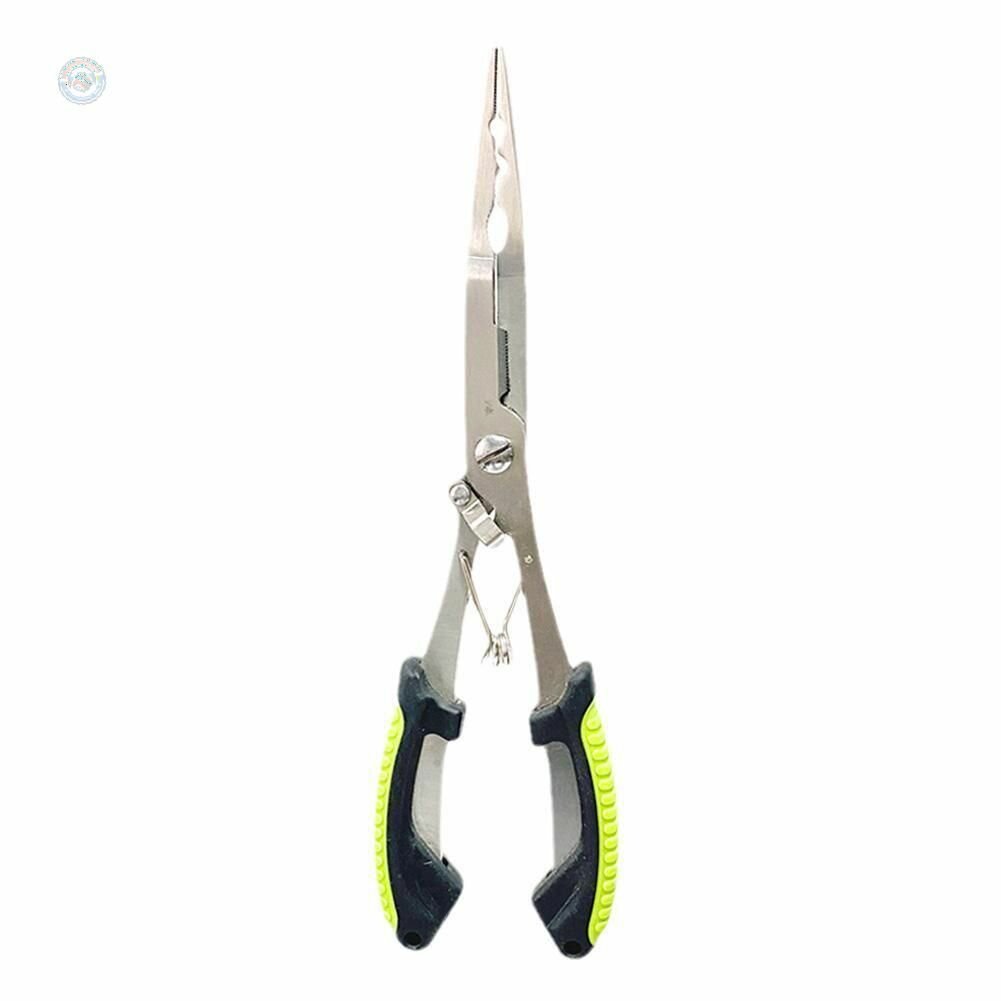 Универсальные рыболовные плоскогубцы с длинным носом многофункциональные щипцы для снятия крючков, обрезки лески и рыболовного снаряжения