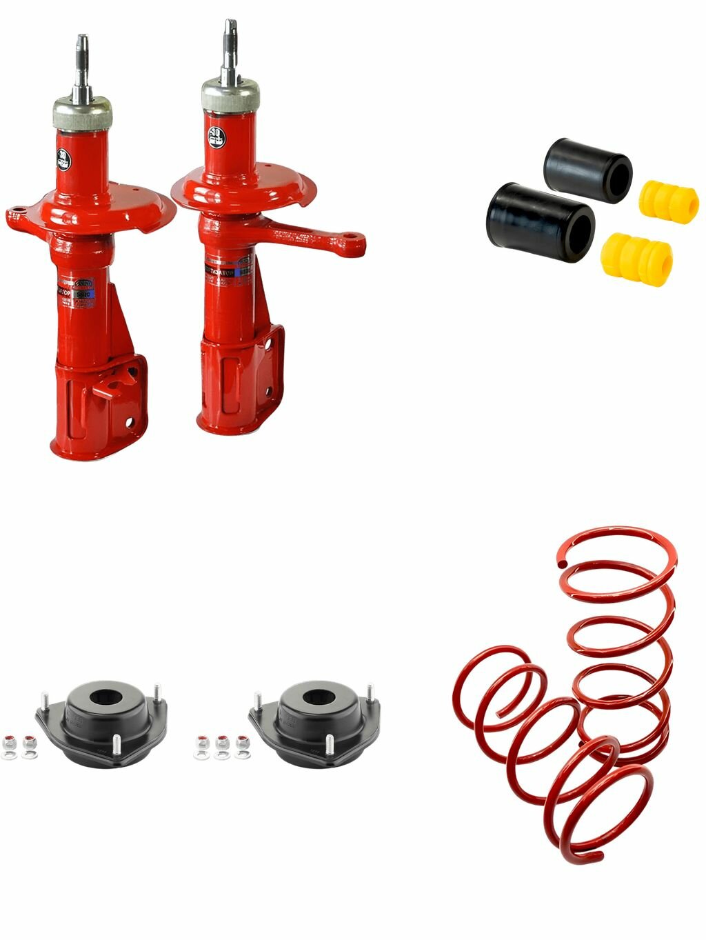 Передний комплект стоек SS20 -50 ваз 2112 "Racing спорт"- Артикул: BND-606124-214-2112 - Производитель: Россия