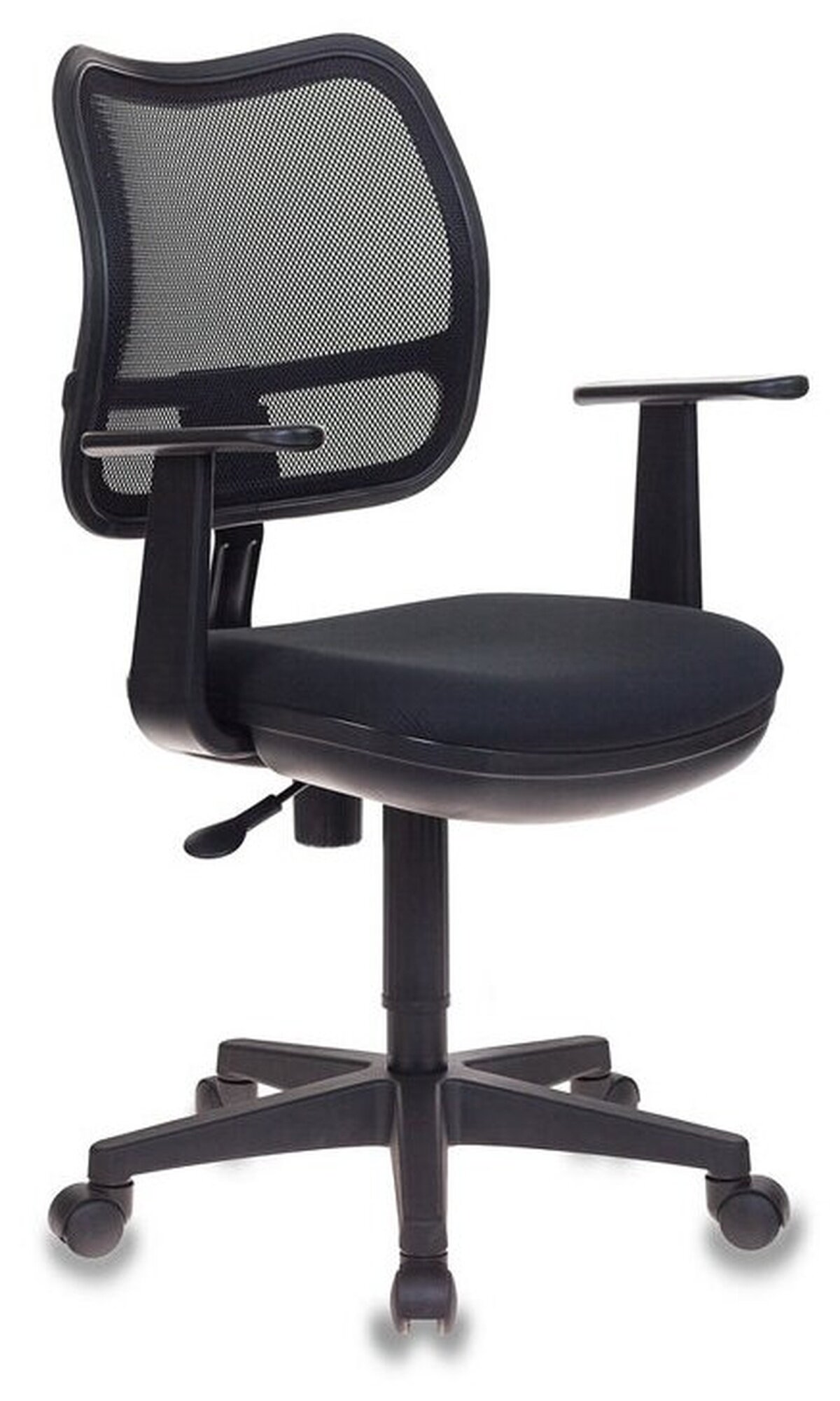 Кресло Бюрократ Ch-797AXSN, обивка: сетка/ткань, цвет: черный/черный 26-28