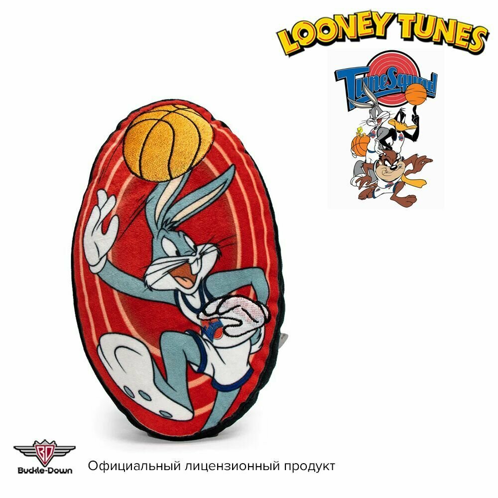 Мягкая игрушка-пищалка для собак Buckle-Down, "Багз Банни" мультицвет 18 см