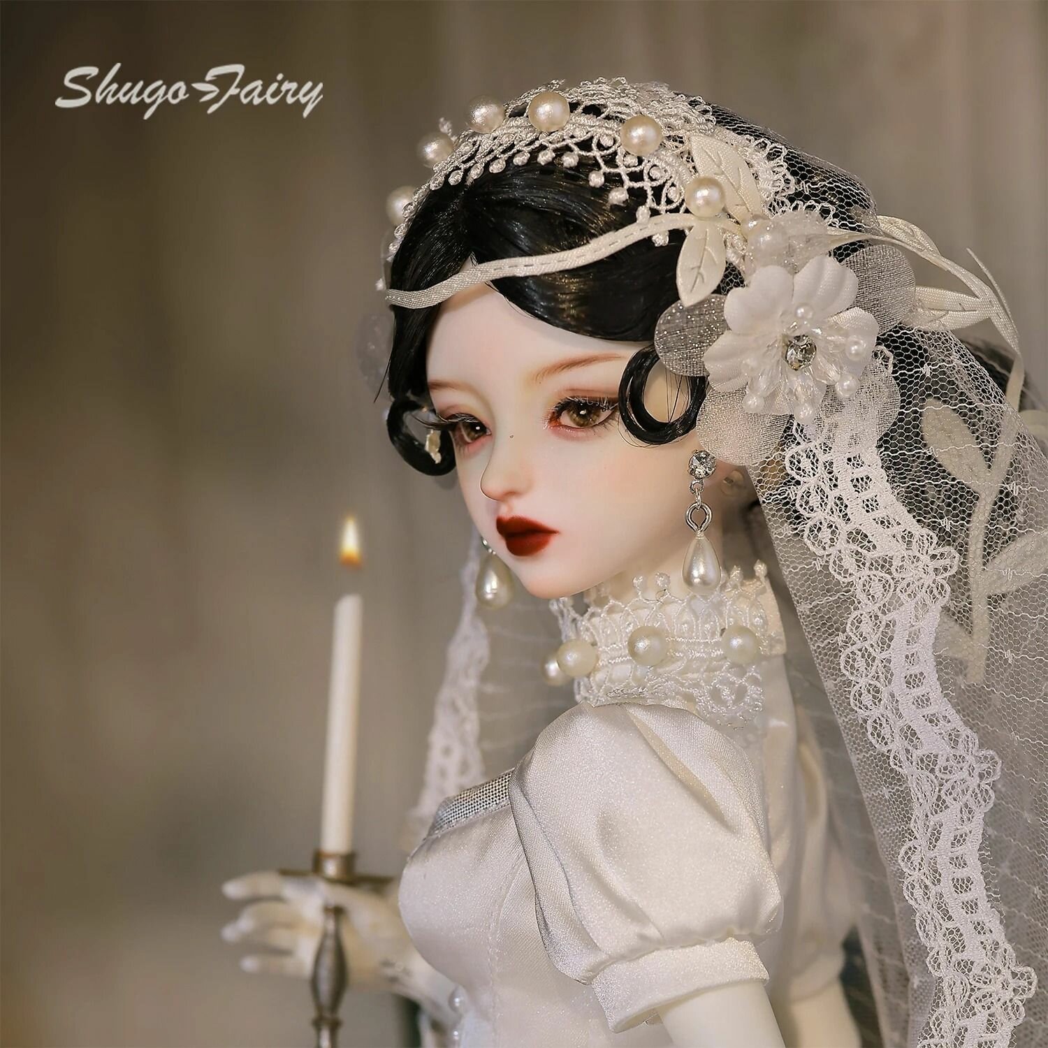 ShugaFairy Sophia B 1/4 Bjd Куклы Ретро Невеста Свадебный полный комплект