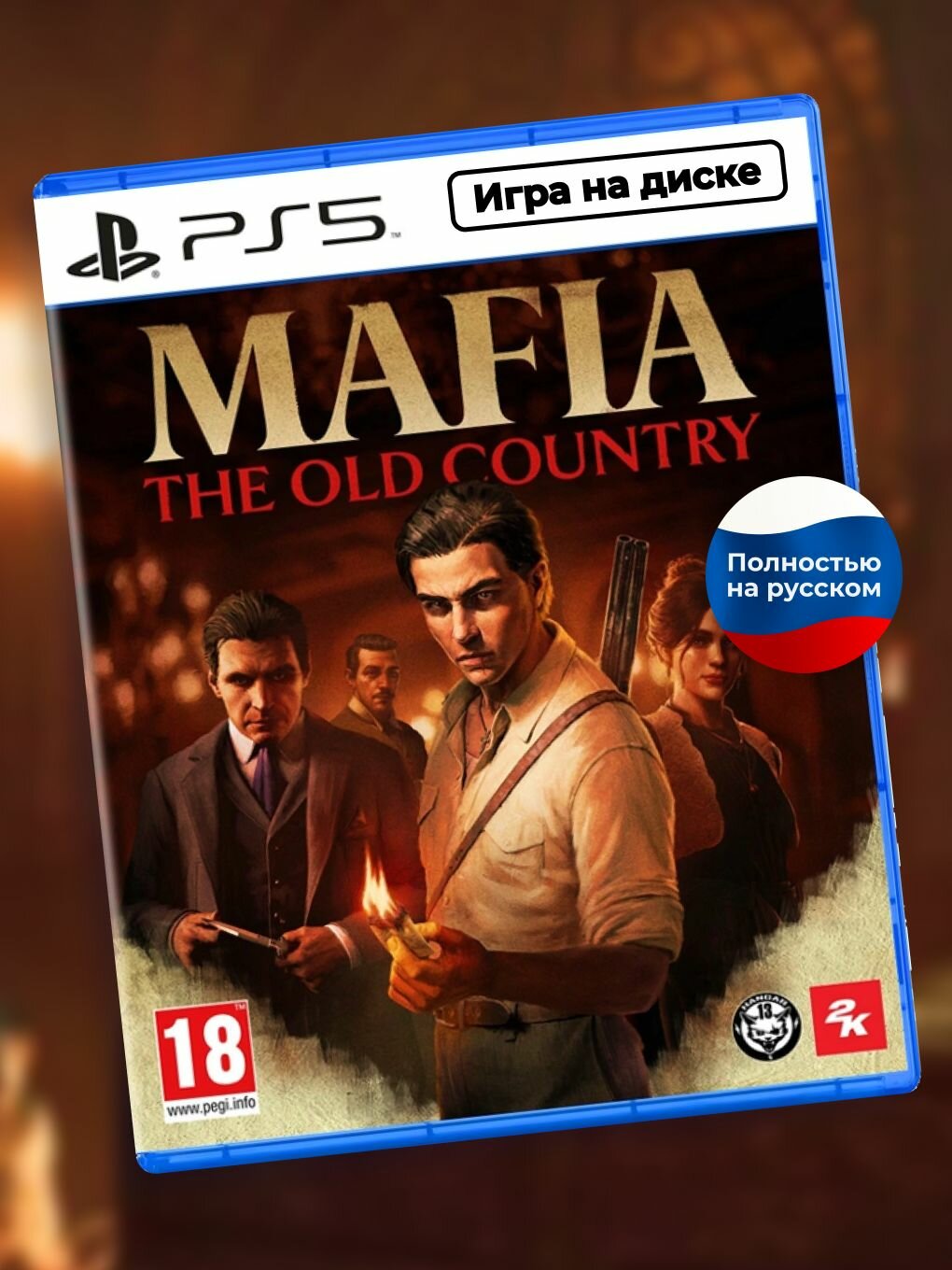 Видеоигра Mafia The Old Country PS5 на диске полностью на русском