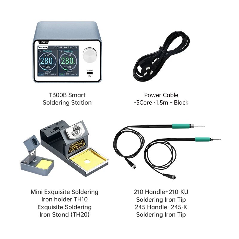Паяльная станция ALIENTEK T300B 220V, EU plug