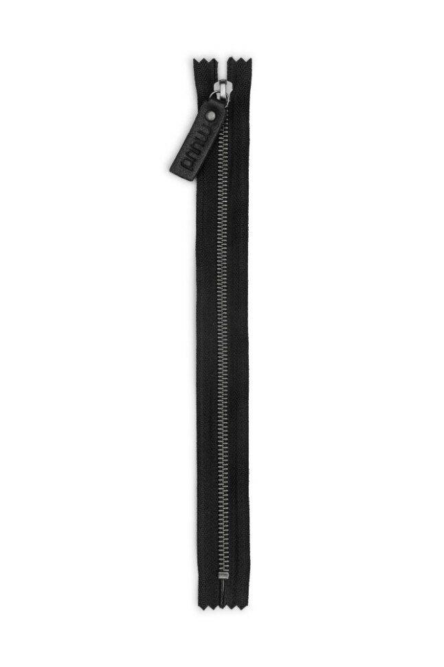 Muud QB-4492/Black/33.5cm Молния "Carin" металлическая, неразъемная, для сумки, 33.5 см, черный