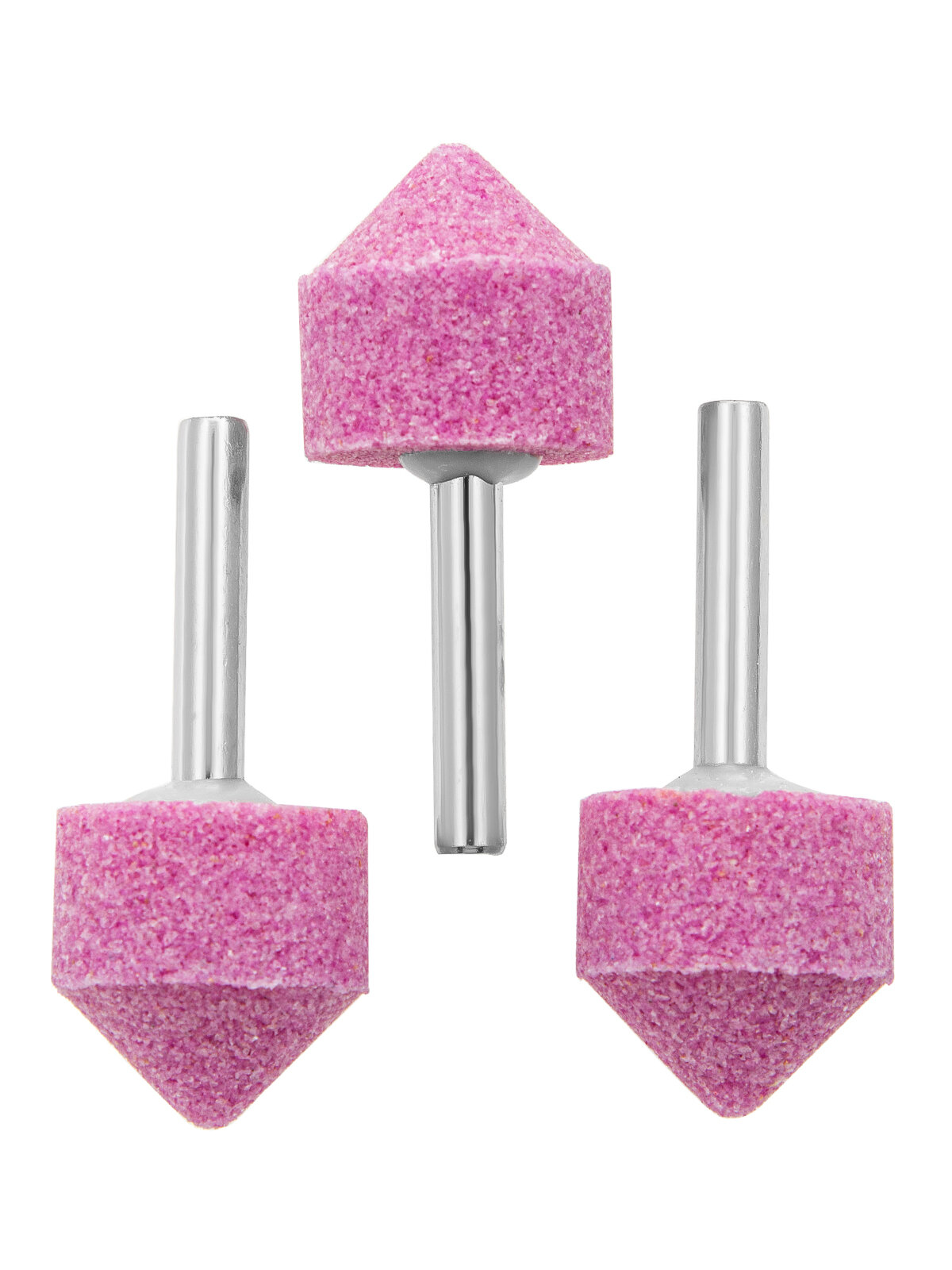 Шарошка абразивная Matrix конус, 25 x 25 мм, хвостовик 6 мм, F46, 3 шт 76004