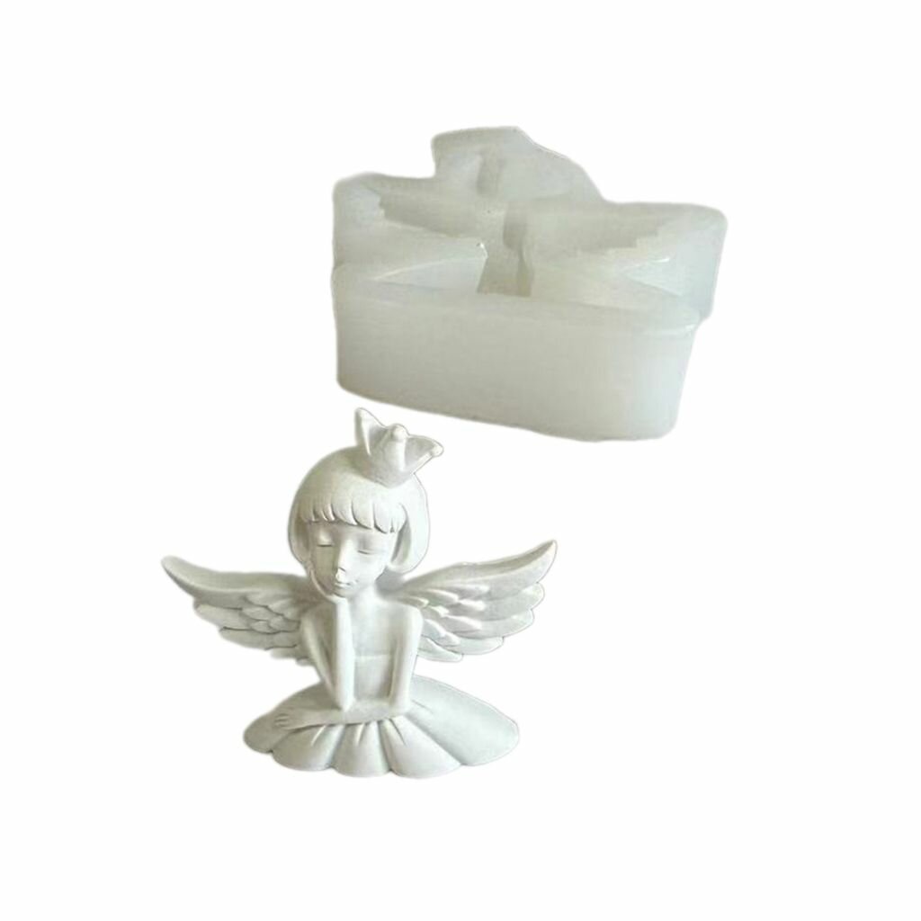 Гипсовая форма для украшения принцессы с крыльями Ангела-X167