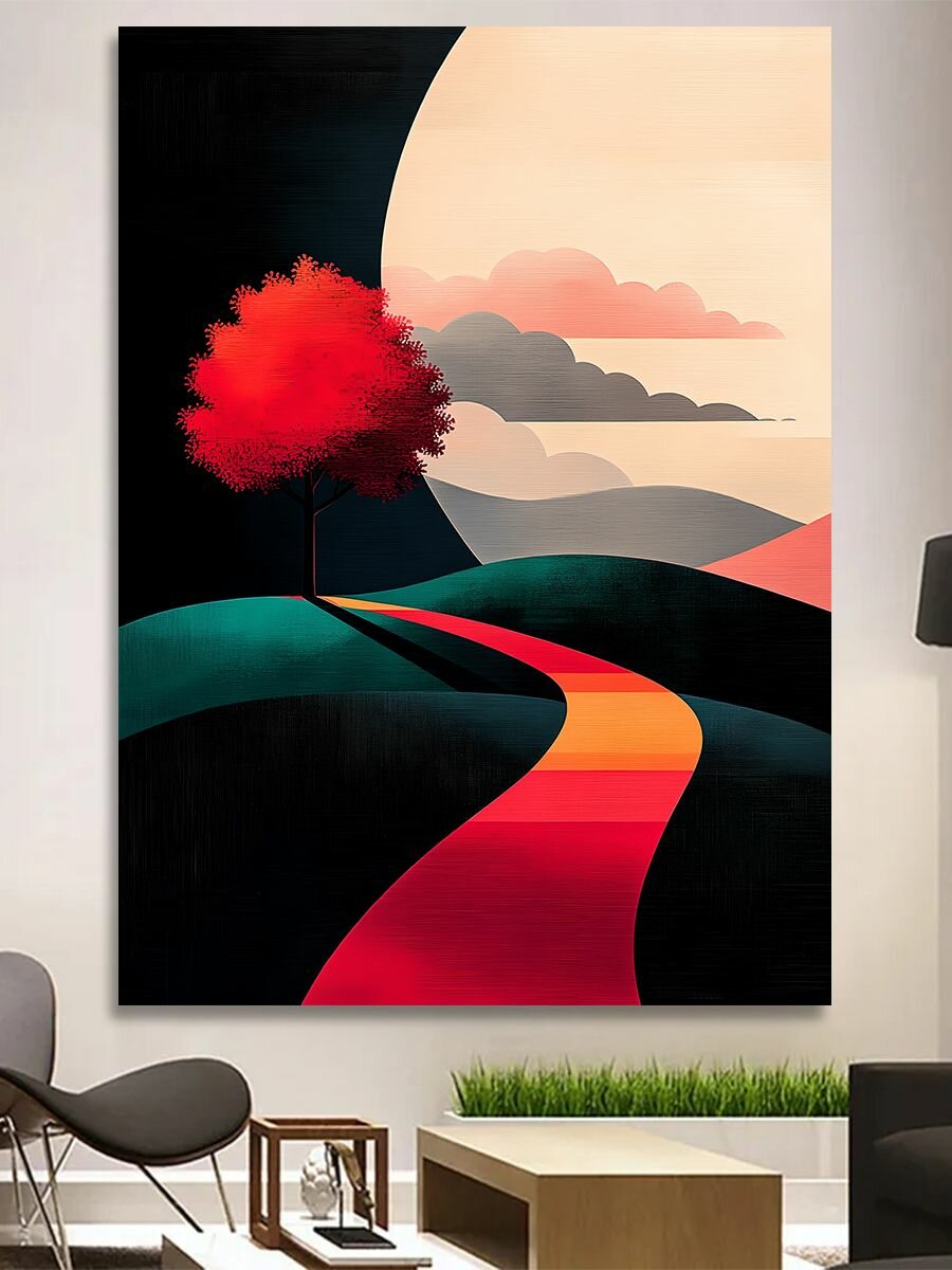 Пейзаж / природа, интерьерная картина / на холсте, 30х40 см.