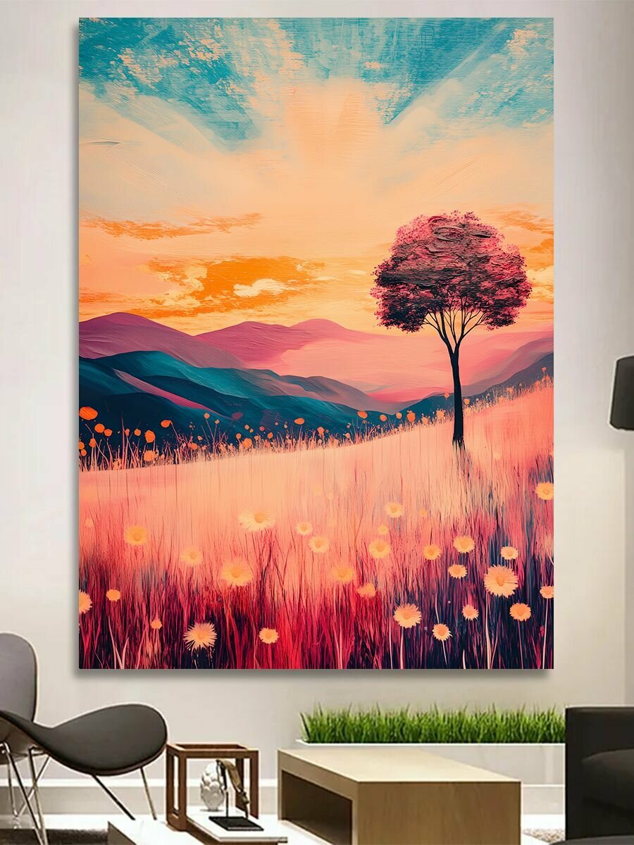 Пейзаж / природа, интерьерная картина / на холсте, 30х40 см.